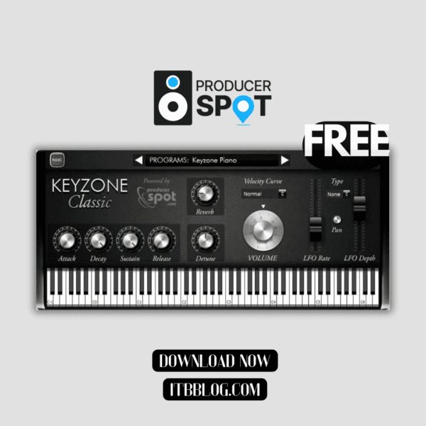 FREE Keyzone Classic Piano VST Plugin For PC & Mac - ITB
