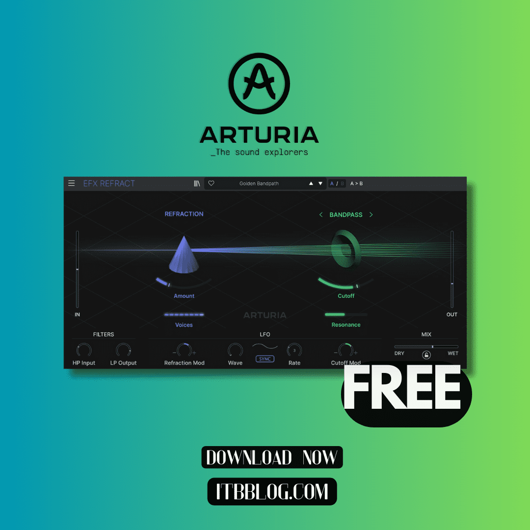 Free Arturia Efx REFRACT - ITB