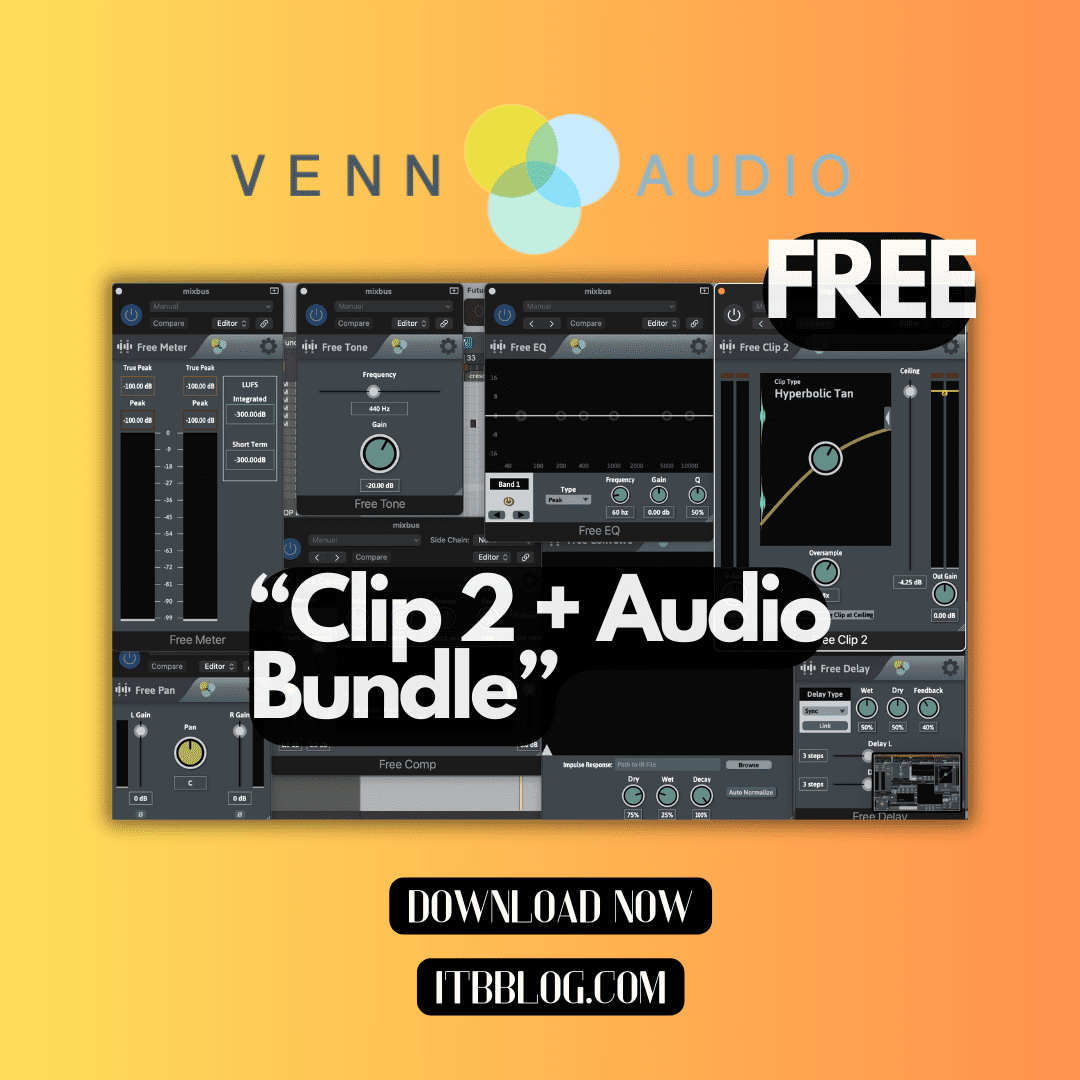 Free Clip 2 + Free audio plugin bundle by Venn Audio - In The Box Blog