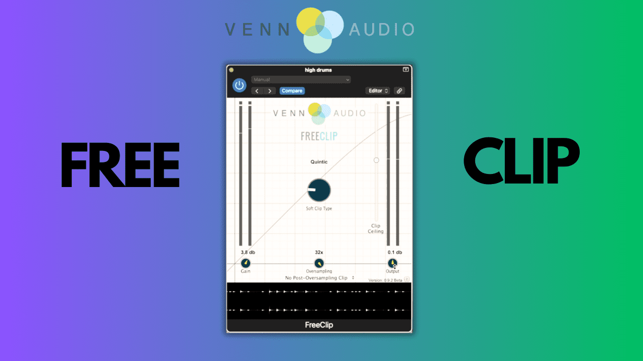 Free Clip 2 + Free audio plugin bundle by Venn Audio - In The Box Blog
