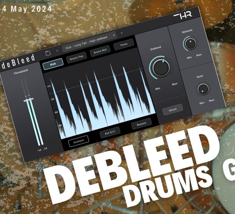 Exploring the Innovative deBleed Plugin: A Drummer’s Perspective - In The Box Blog